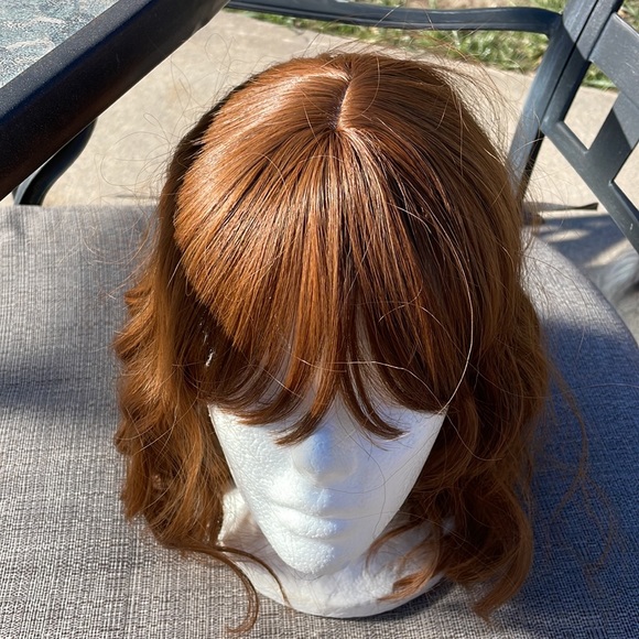 imOgen | Accessories | Nwt 2 Amber Chestnut Ginger Wig Beach Waves Bob ...